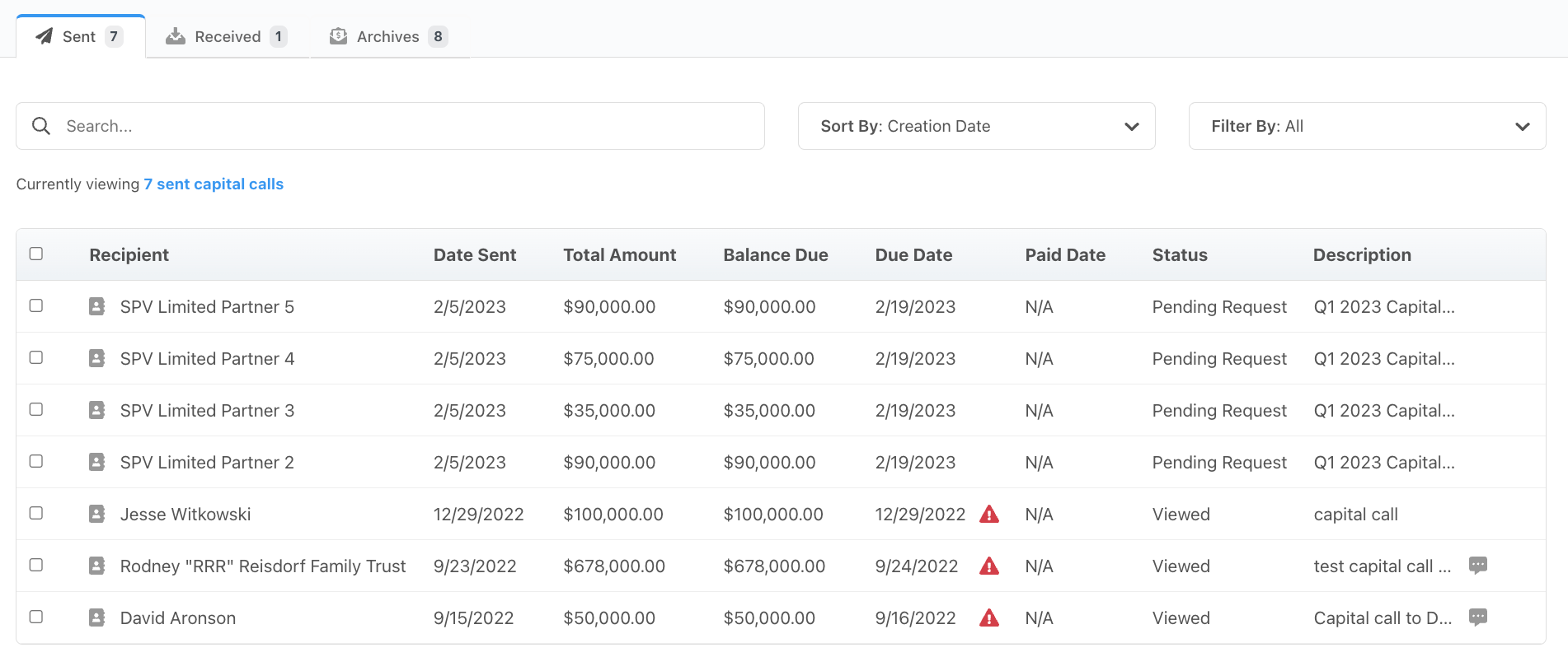 Managing & Monitoring Capital Calls – Verivend