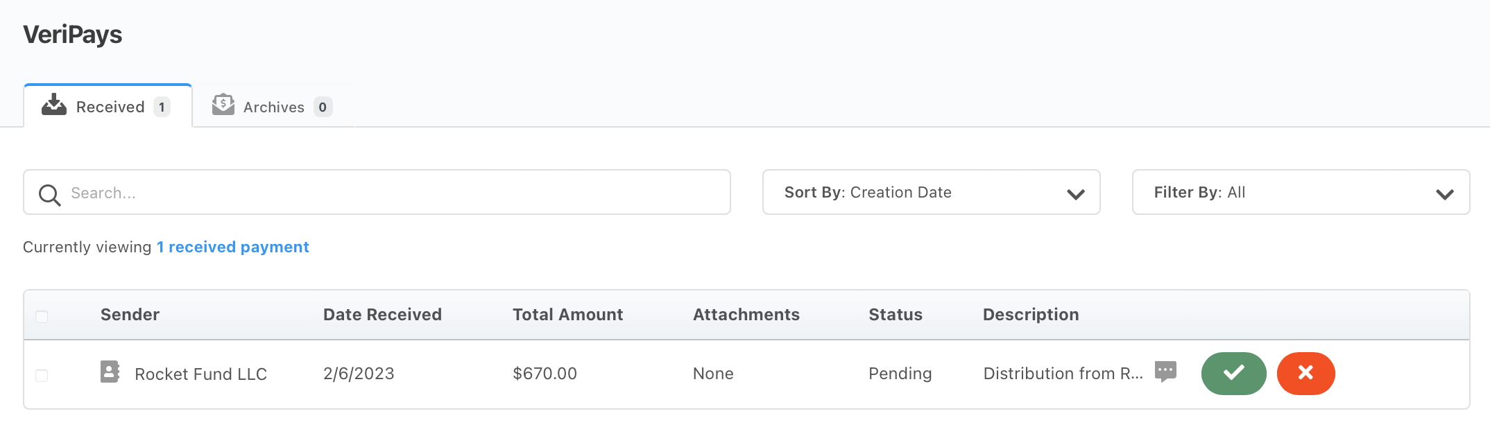 Payments Overview – Verivend
