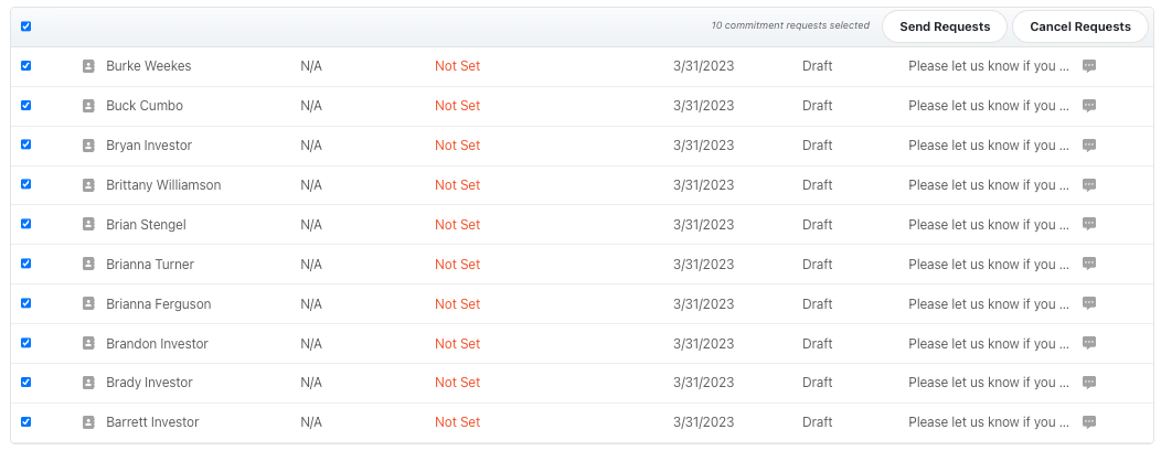 Batch Actions for Commitments – Verivend