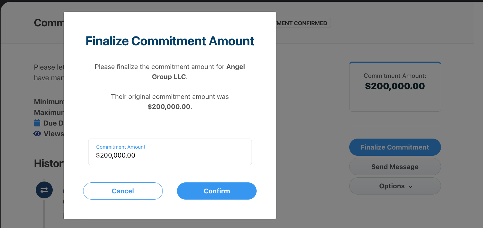 Managing & Monitoring Commitments – Verivend