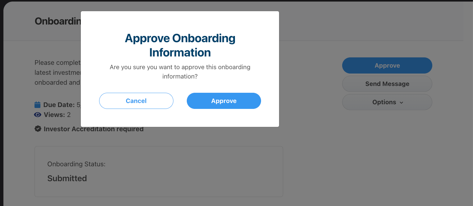 Managing & Monitoring Onboarding – Verivend