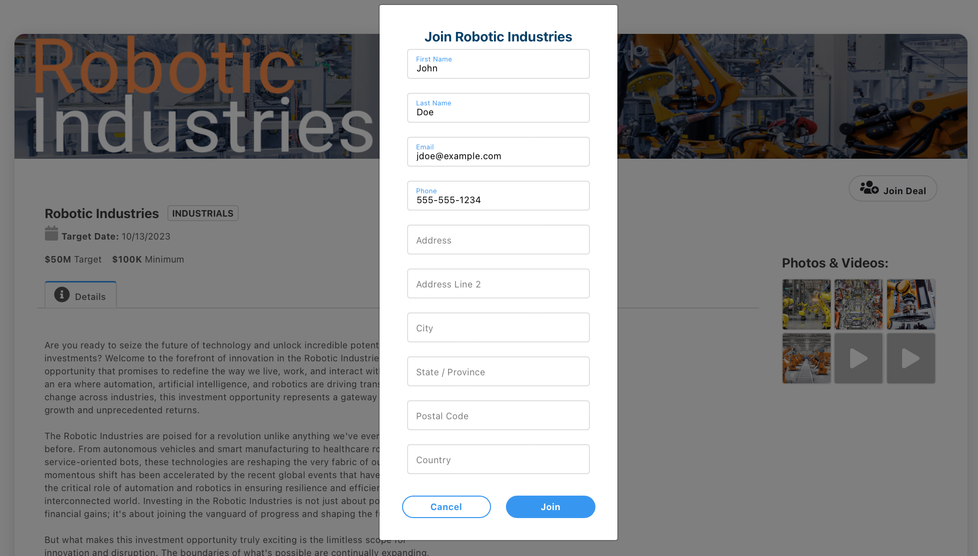 Managing Members of a Deal – Verivend